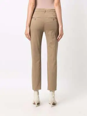 DONDUP Cropped Skinny Trousers - Neutrals