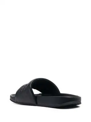 AMBUSH Logo-quilted Slides - Black
