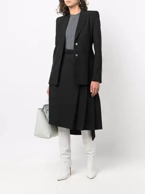 Off-White Text-print Tailored Blazer