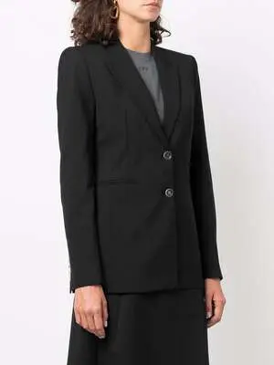 Off-White Text-print Tailored Blazer