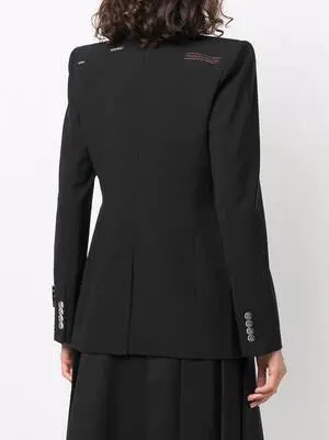 Off-White Text-print Tailored Blazer