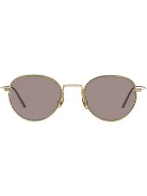 Prada Frameless Round-frame Sunglasses - Gold