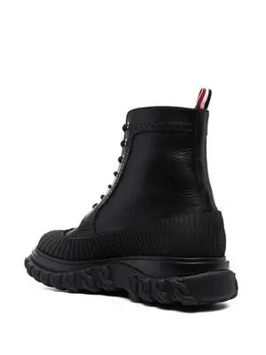 Thom Browne Chunky Leather Ankle Boots