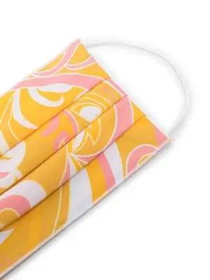 Emilio Pucci Albizia Baby Print Mask - Yellow