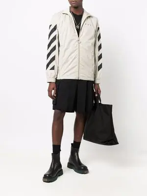 Off-White Organic Cotton Cargo Shorts