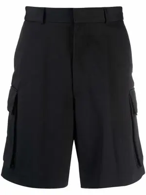 Off-White Organic Cotton Cargo Shorts