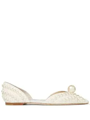 JIMMY CHOO Sabine Embellished Ballet Flats