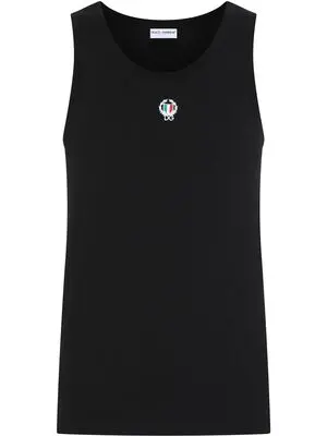 Dolce & Gabbana Stretch Cotton Tank Top