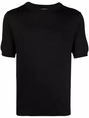 Sandro Knitted T-shirt - Black