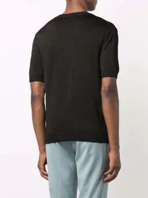 Sandro Knitted T-shirt - Black