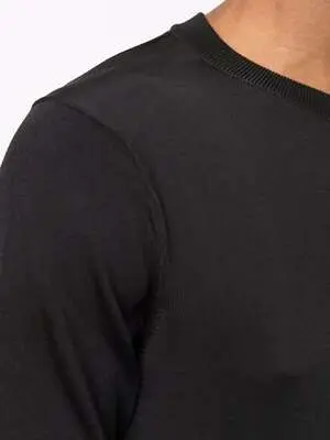 Sandro Knitted T-shirt - Black