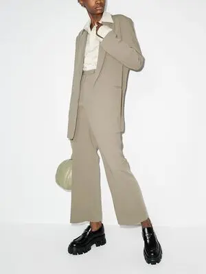 THE FRANKIE SHOP Isla Wide-leg Trousers - Neutrals