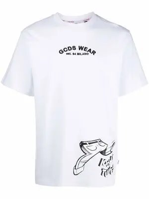 Gcds Logo Crew-neck T-shirt - White