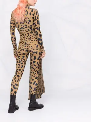 ATU BODY COUTURE Leopard-print Bodycon Jumpsuit