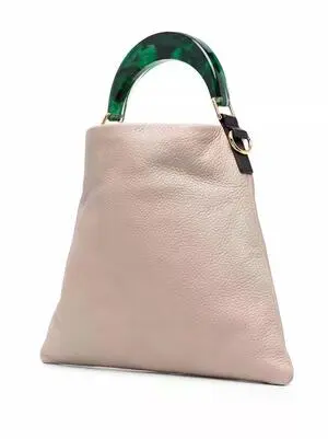 Marni Venice Small Leather Tote - Neutrals