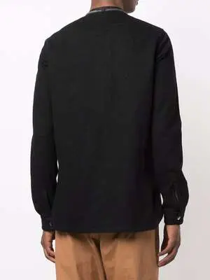 Rick Owens V-neck Zip-up Shirt