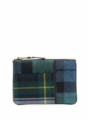 Comme Des Garçons Tartan Patchwork Wallet