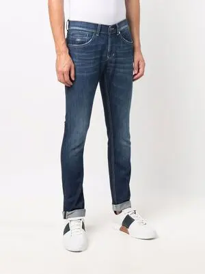 DONDUP Mid-rise Slim-fit Jeans - Blue