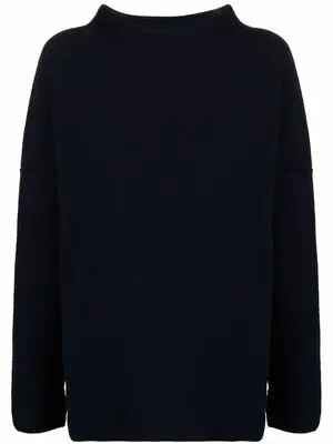 DANIELA GREGIS Wool Mock-neck Sweater - Blue
