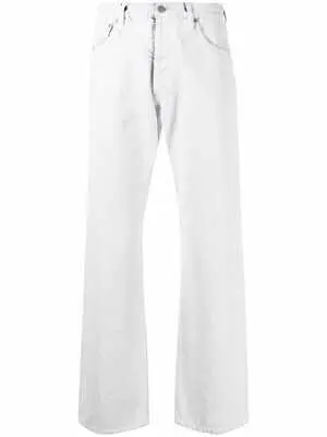 MAISON MARGIELA Mid-rise Straight Jeans - White