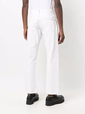 MAISON MARGIELA Mid-rise Straight Jeans - White