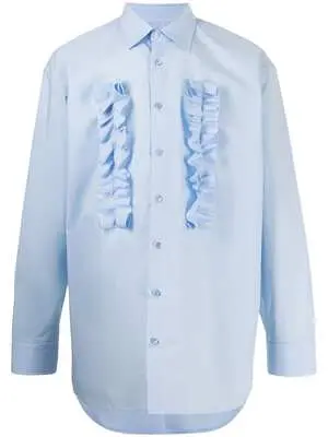 Raf Simons Ruffle-detail Long-sleeve Shirt