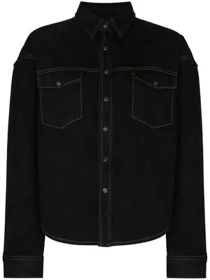 Women's Oversized Black Denim Jackets