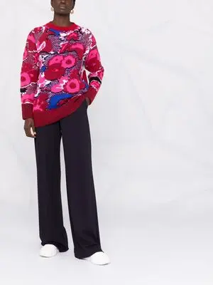 Stella McCartney Patterned Intarsia-knit Jumper