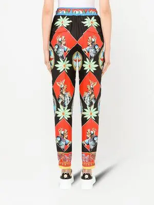 Dolce & Gabbana Carretto-print Track Pants