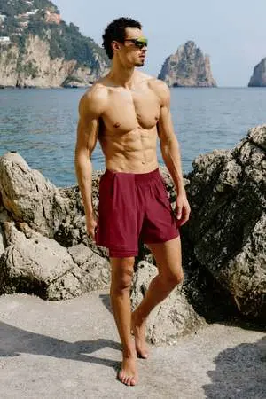 Alo Yoga 5" Adapt Running Short - Garnet