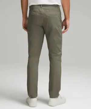 Lululemon Abc Classic-fit Five Pocket Pant 34l - Army Green