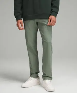Lululemon ABC Classic-Fit Five Pocket Pant 34L Grey Eucalyptus