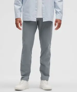 Lululemon ABC Classic-Fit Five Pocket Pant 34L Grey Oasis