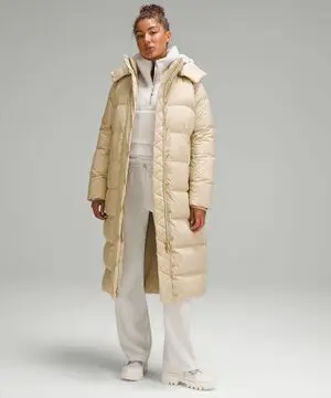Lululemon Wunder Puff Long Jacket 600-Down-Fill Trench