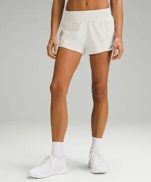 Lululemon Hotty Hot High-Rise Lined Short 2.5" Bone