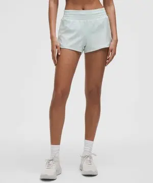 Lululemon Hotty Hot High-Rise Lined Short 2.5" Mint Breeze