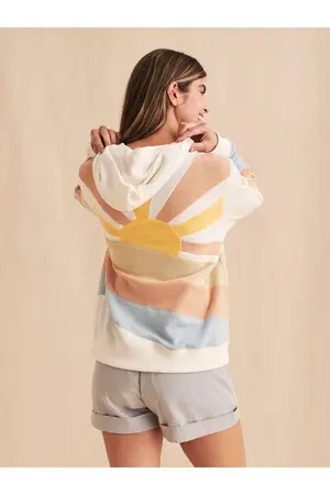 Faherty Brand Radiant Hoodie Sunrise Glow