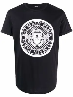 Balmain Logo-print T-shirt - Black