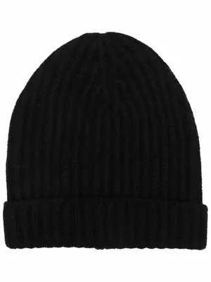 Malo Chunky-knit Beanie - Black