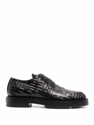 Givenchy 4g-motif Leather Derby Shoes