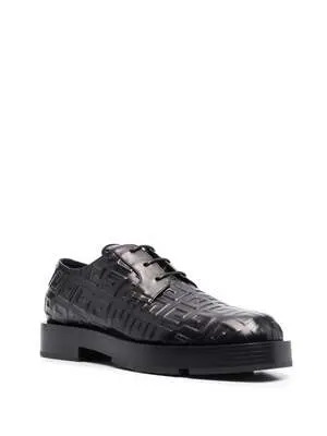 Givenchy 4g-motif Leather Derby Shoes