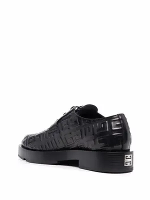 Givenchy 4g-motif Leather Derby Shoes