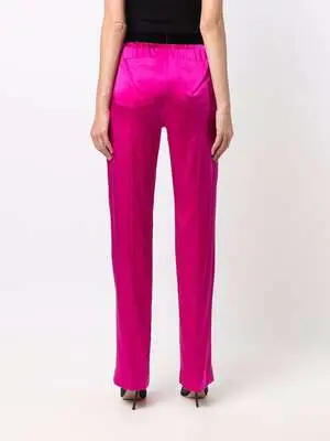 TOM FORD Straight-leg Trousers With Logo Patch