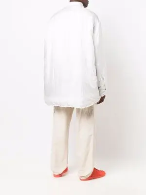 MAISON MARGIELA Oversized Striped Shirt Jacket