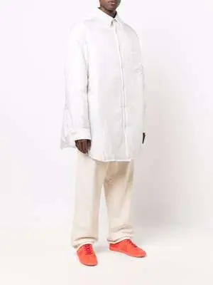 MAISON MARGIELA Oversized Striped Shirt Jacket