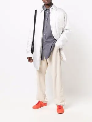 MAISON MARGIELA Oversized Striped Shirt Jacket