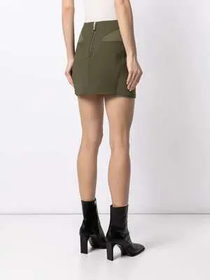 DION LEE Contour Stitch Mini Skirt