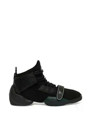 GIUSEPPE ZANOTTI Split Sole Logo Strap Sneakers