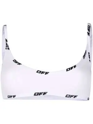 Off-White Logo-tape Detail Bralette