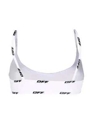 Off-White Logo-tape Detail Bralette